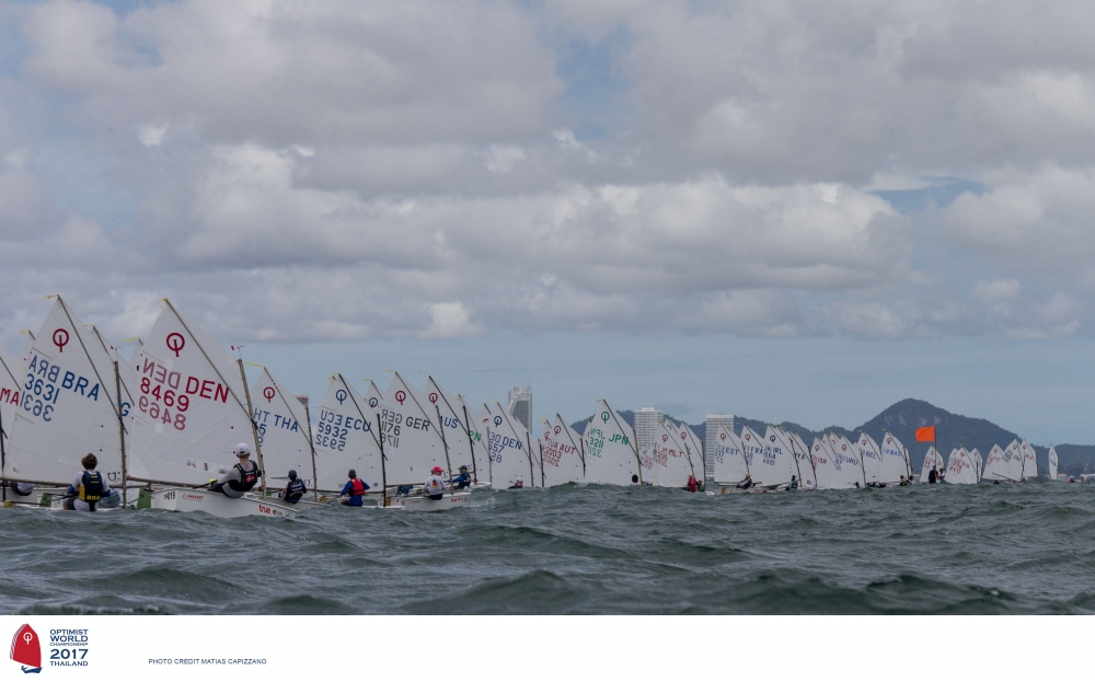 Wind Delivers on Day Two of 2017 Optimist World Championships - Asian ...